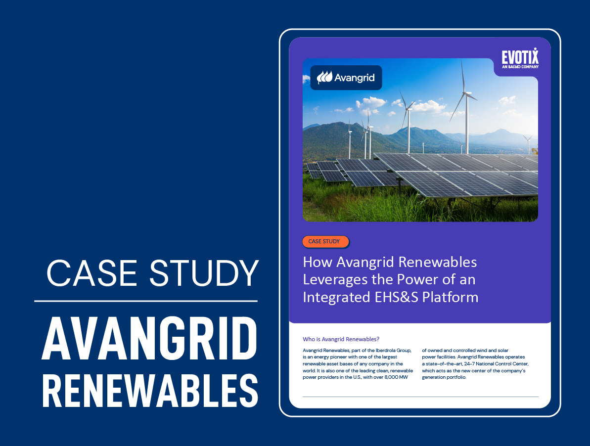 What EHS Leaders Can Learn from Avangrid Renewables’ Digitalization ...