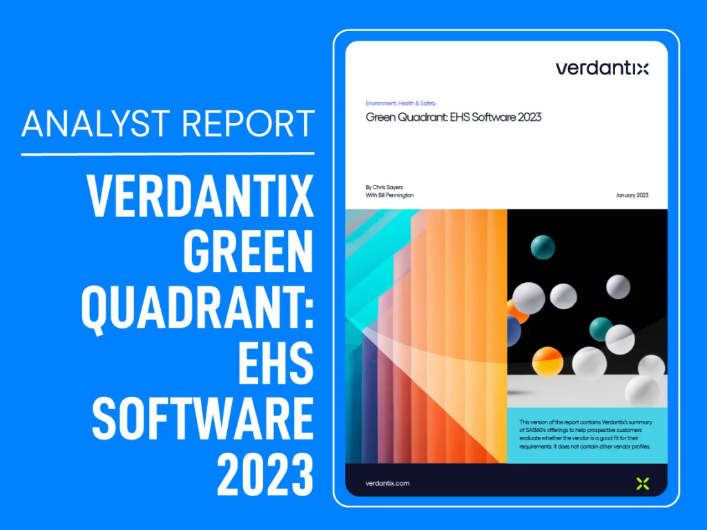 Verdantix names Evotix as a 2023 Green Quadrant "Leader" | Evotix