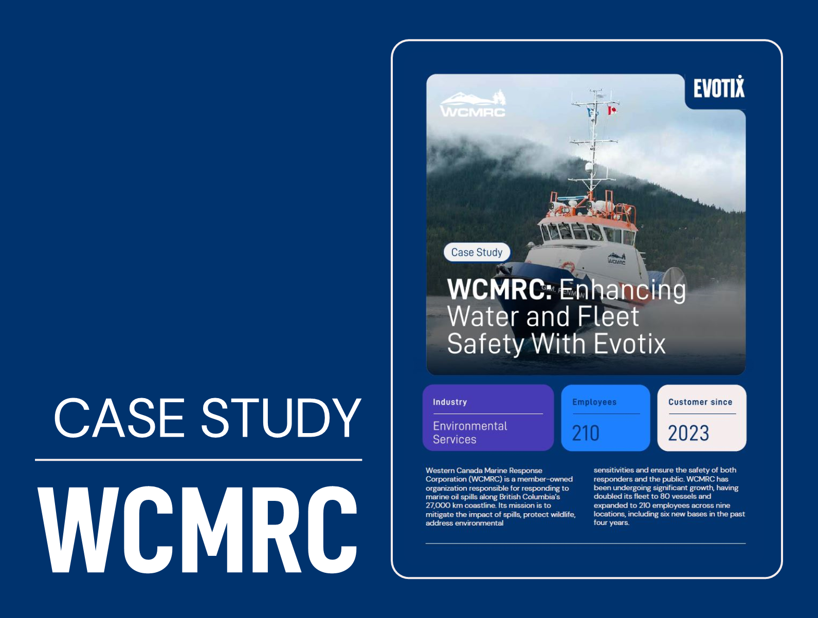 Western Canada Marine Response Corp Enhanced Water and Fleet Safety ...