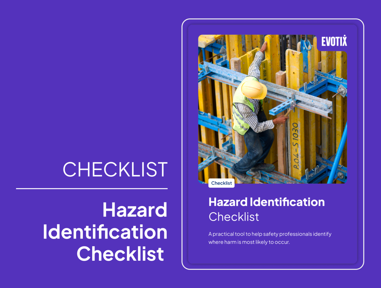 General Hazard Identification Checklist | Evotix